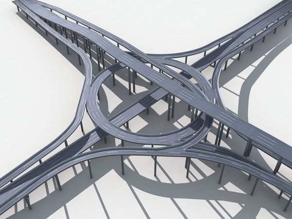 Highway Interchange 3D Models for Download | TurboSquid
