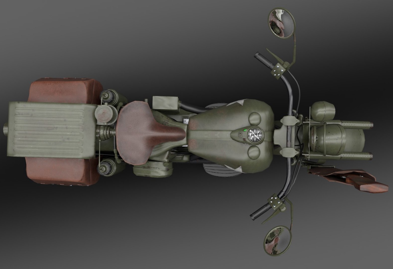 3D American Motorcycle War Ii - TurboSquid 1570066