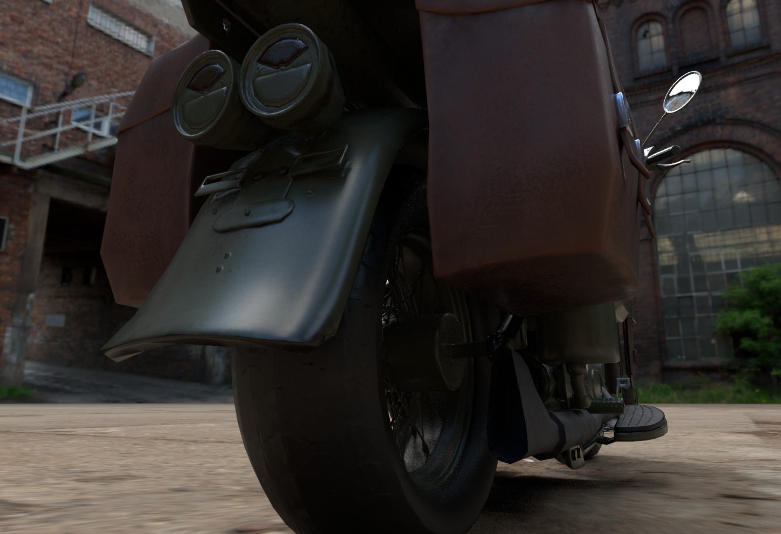 3D American Motorcycle War Ii - TurboSquid 1570066