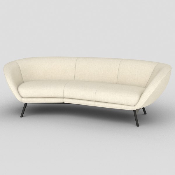 Russell sofa minotti model - TurboSquid 1371176