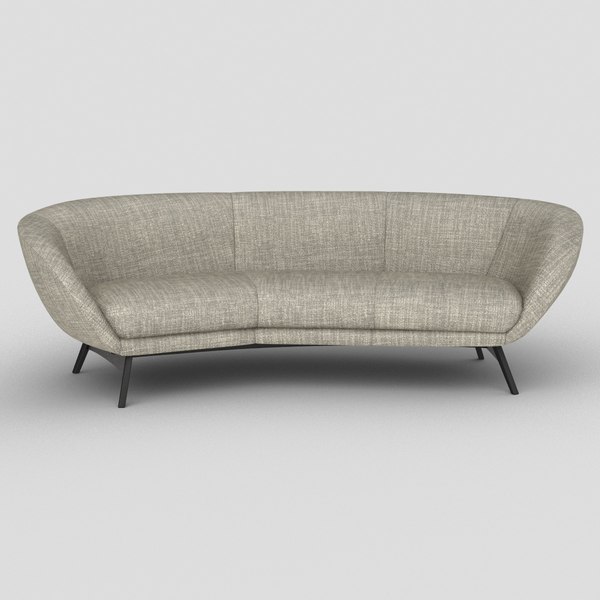 Russell sofa minotti model - TurboSquid 1371176