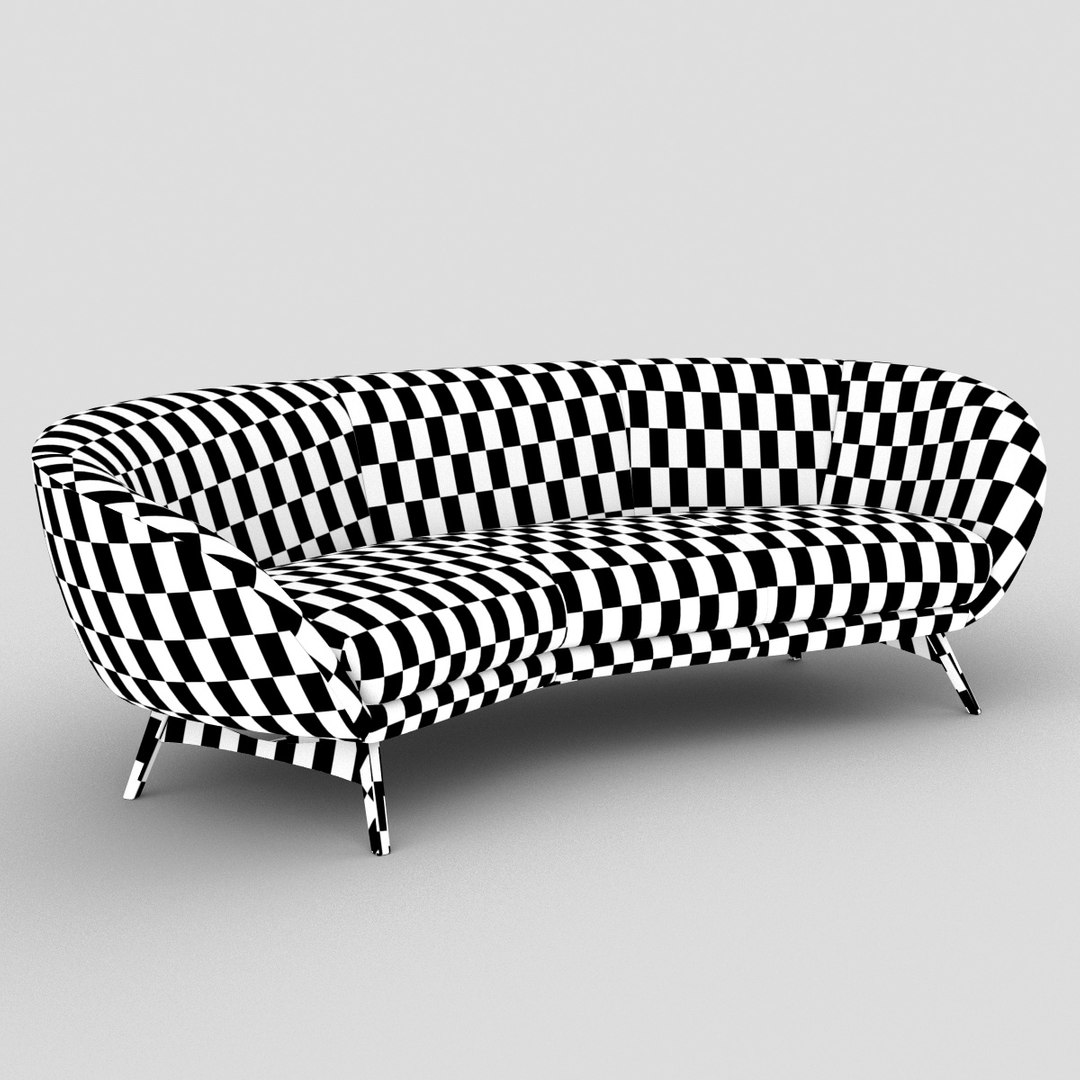 Russell sofa minotti model - TurboSquid 1371176