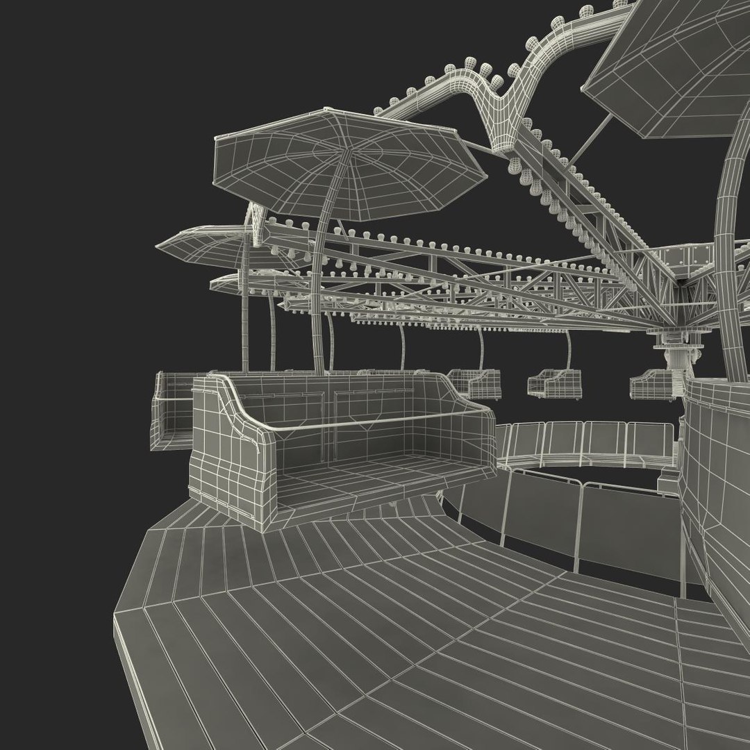 3d Carousel Modeled Model