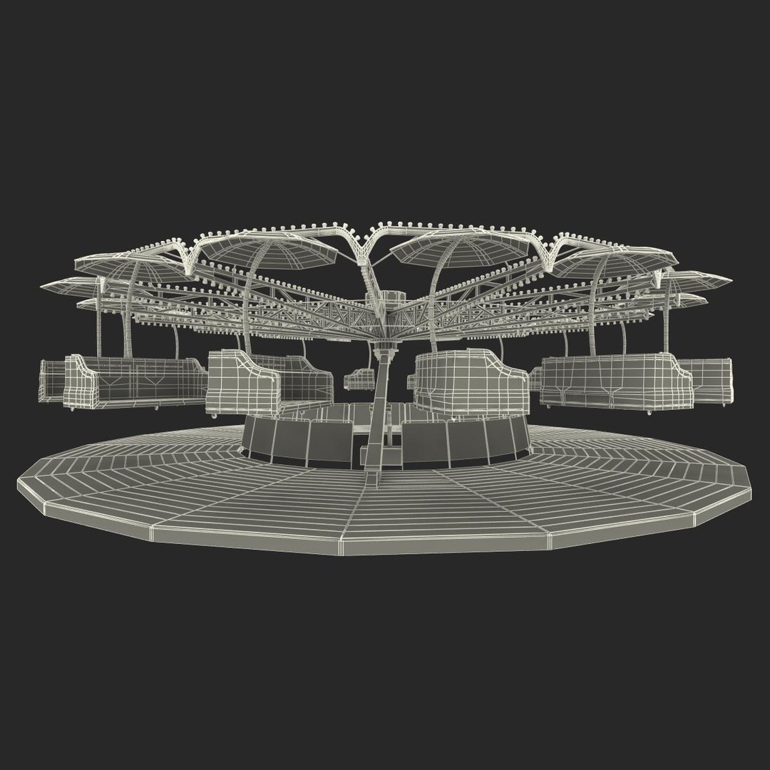 3d Carousel Modeled Model