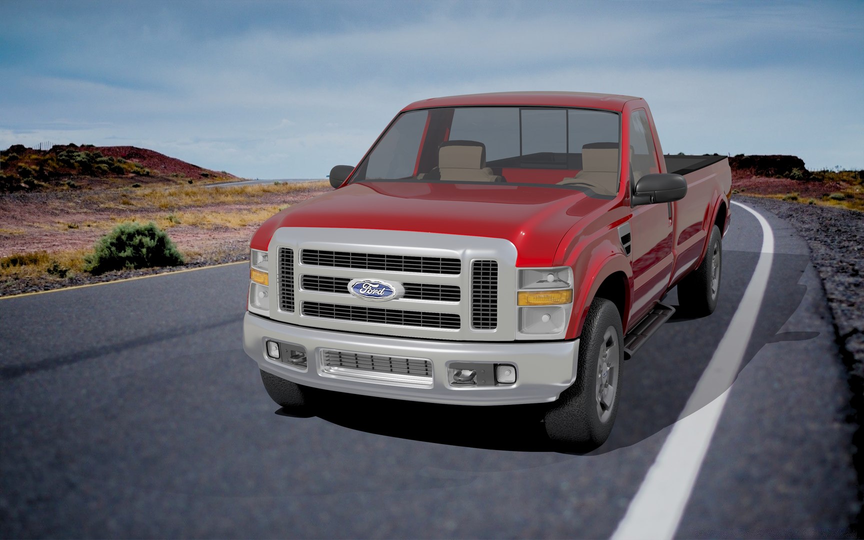 Ford F-250 2010 3D Model - TurboSquid 1972812