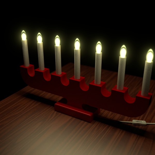 3d swedish christmas advent lights