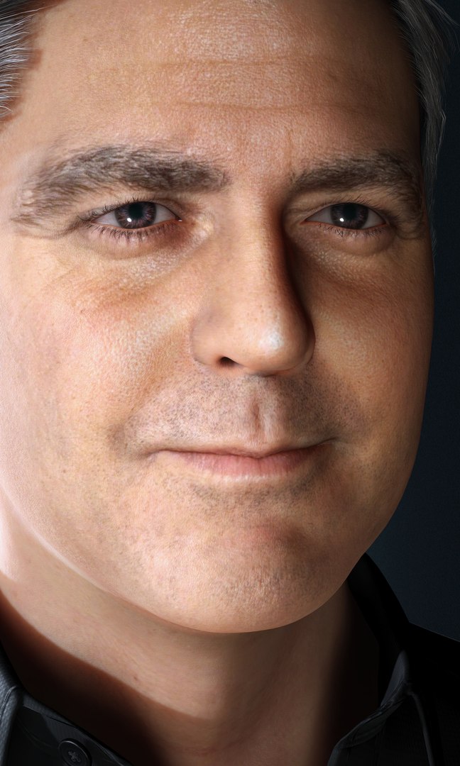 George Clooney 3D Model Low-poly 3D Model - TurboSquid 2281250