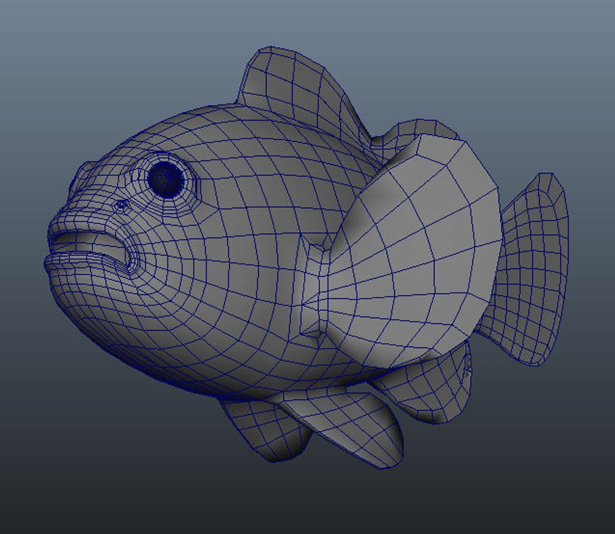 Clownfish Fish 3d Obj