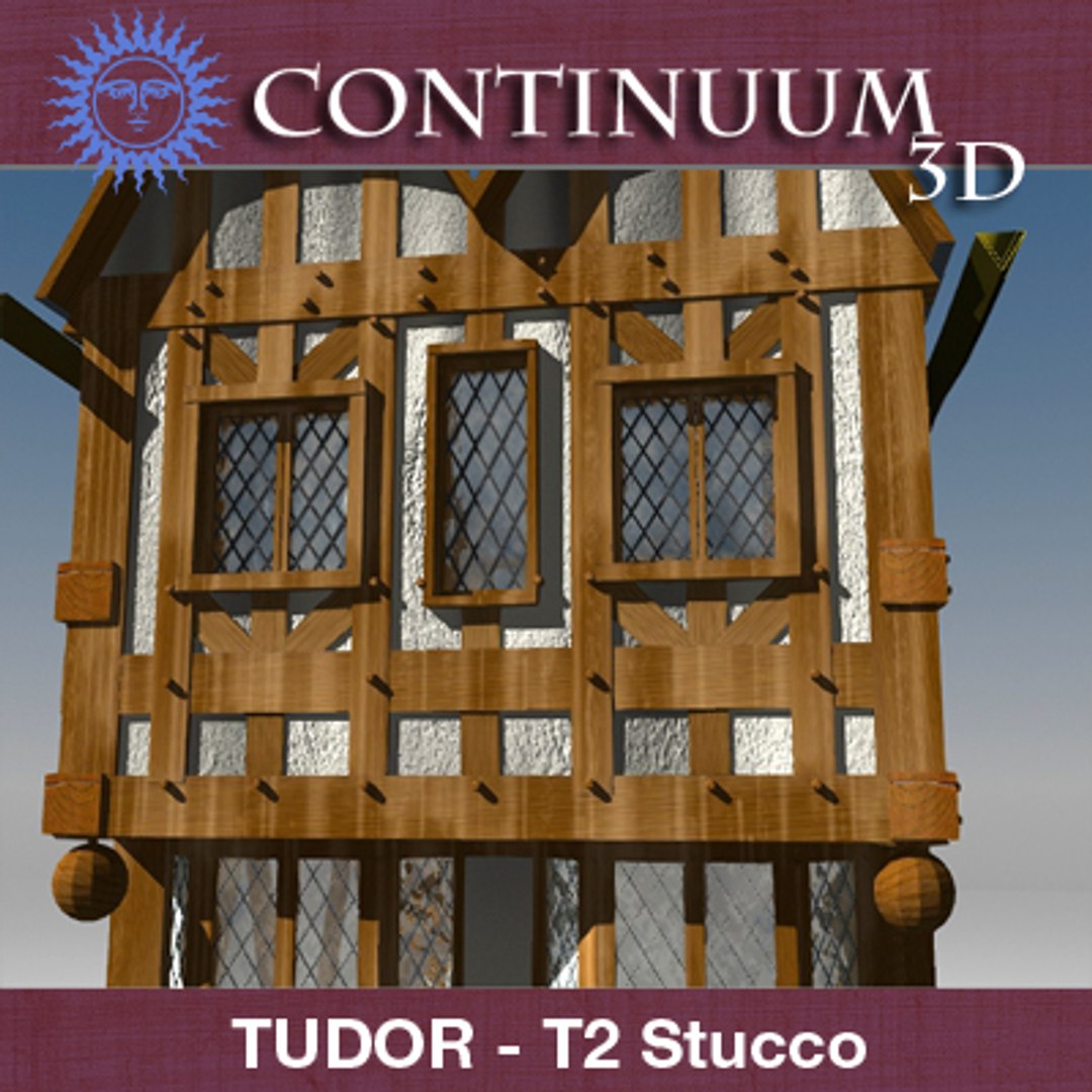 3d T2-tudor Style Medieval Building Model