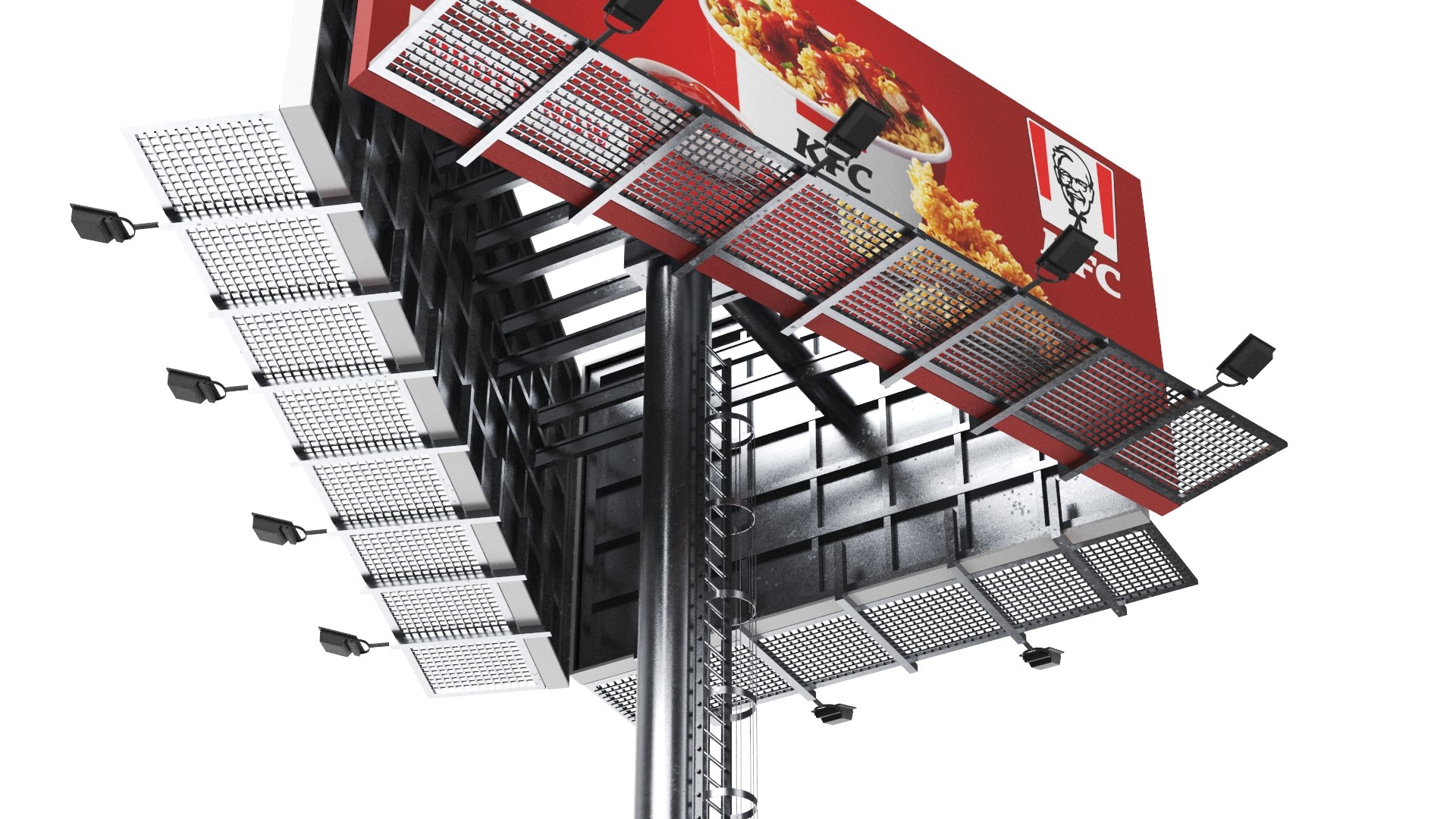 3D Two Detailed Billboards Model - TurboSquid 2175084