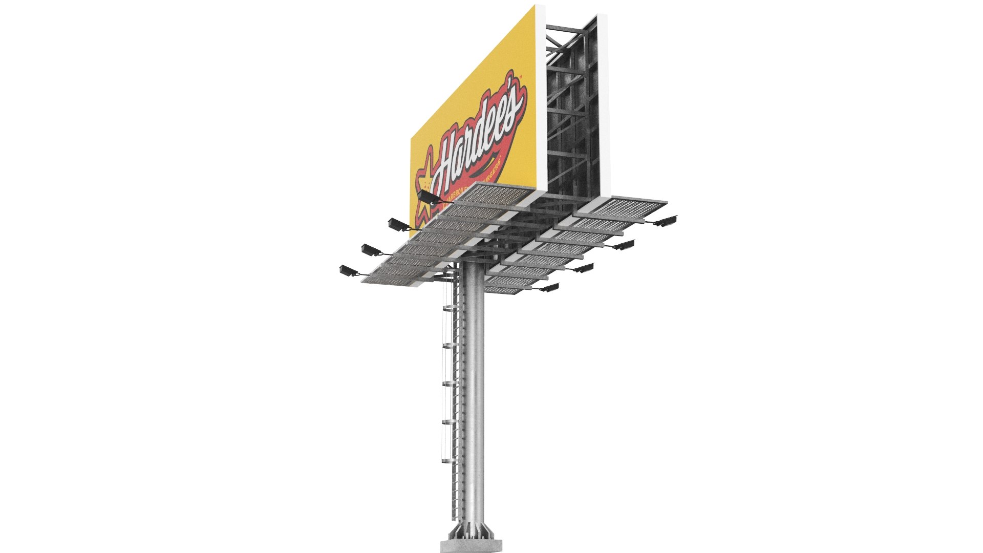 3D Two Detailed Billboards Model - TurboSquid 2175084