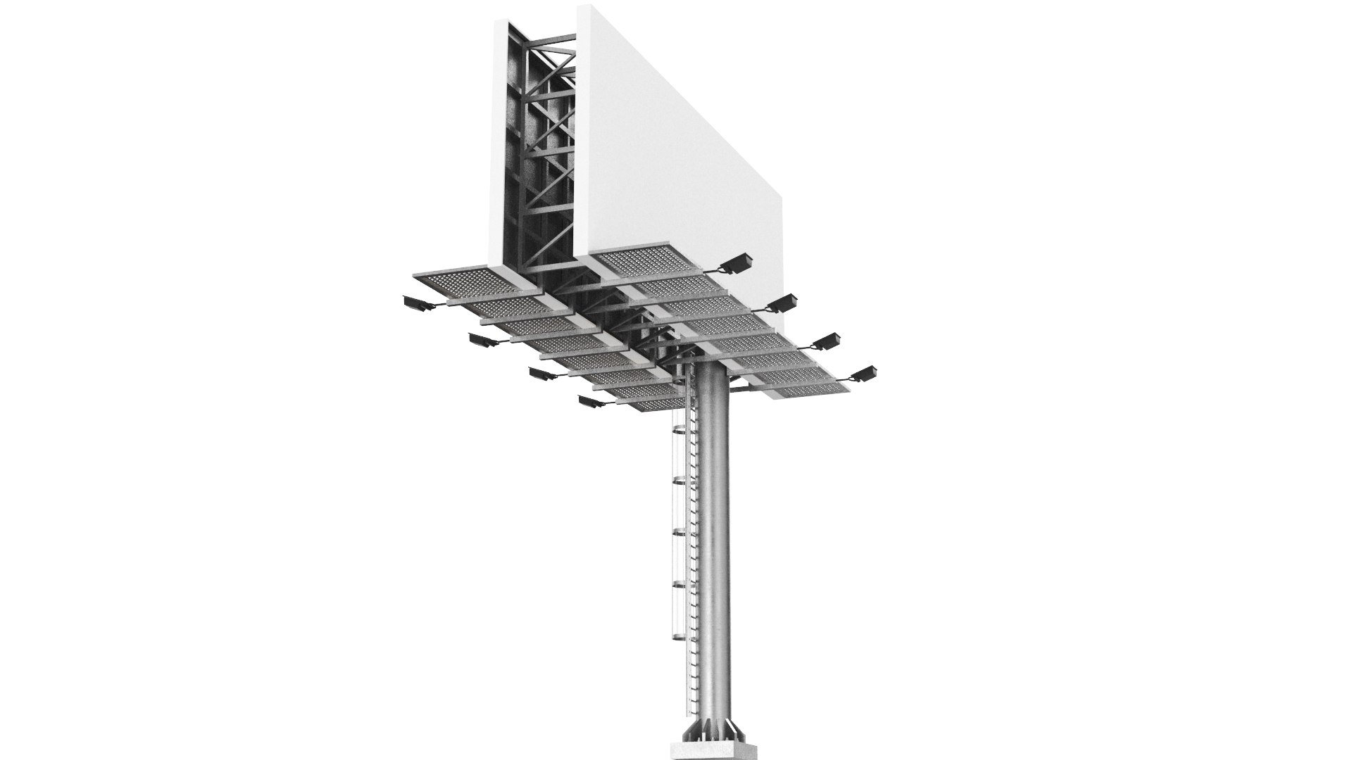 3D Two Detailed Billboards Model - TurboSquid 2175084