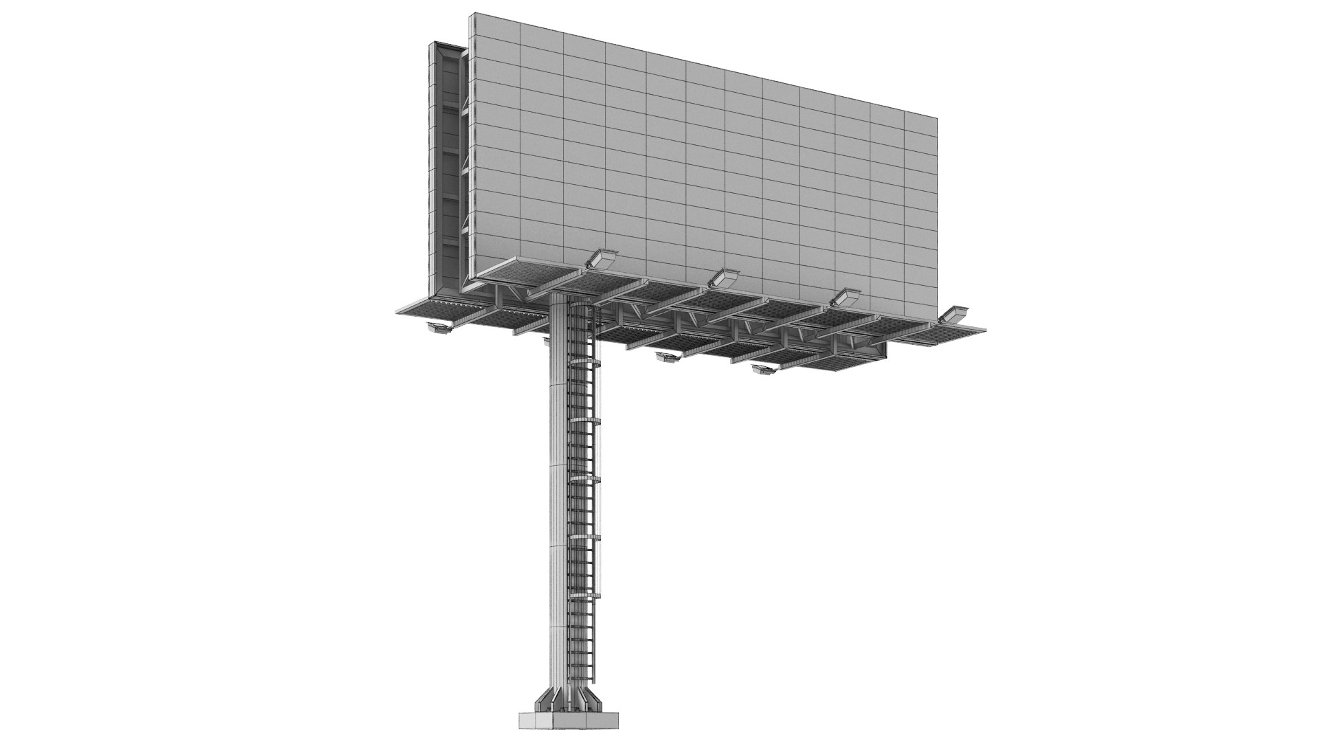 3D Two Detailed Billboards Model - TurboSquid 2175084