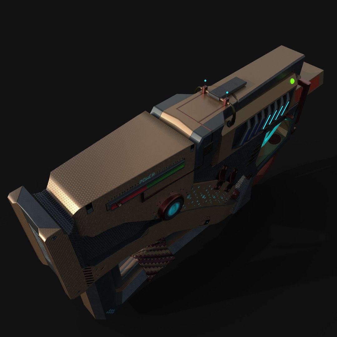 Future Gun 3D - TurboSquid 1603188