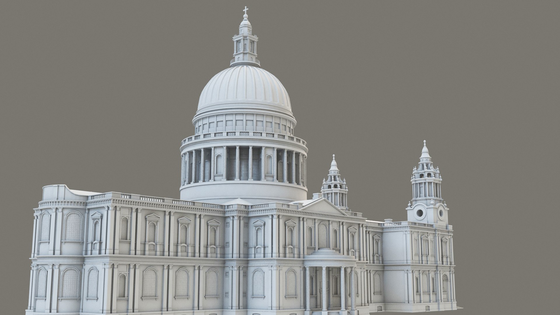 3D St Paul S Cathedral - TurboSquid 2194686