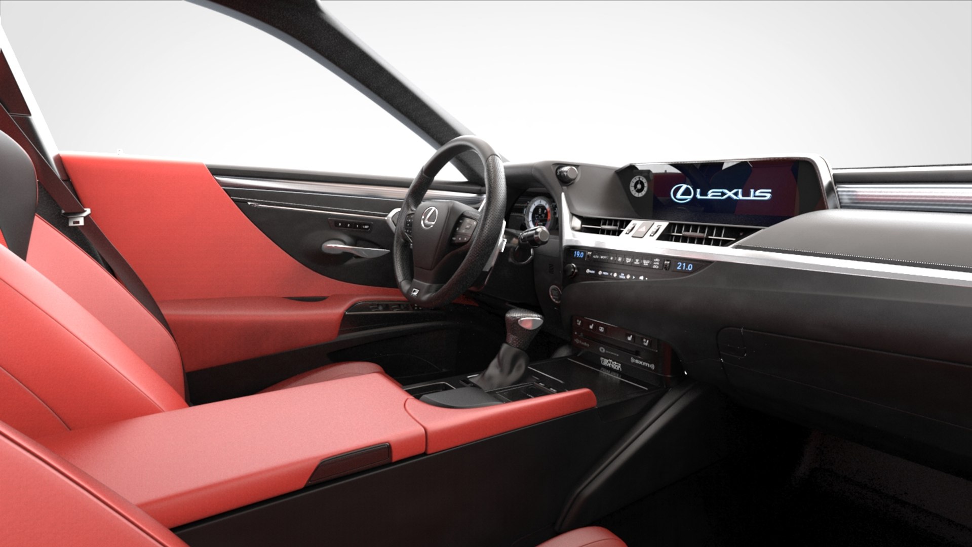 Lexus Car Interior 3D Model - TurboSquid 1391536