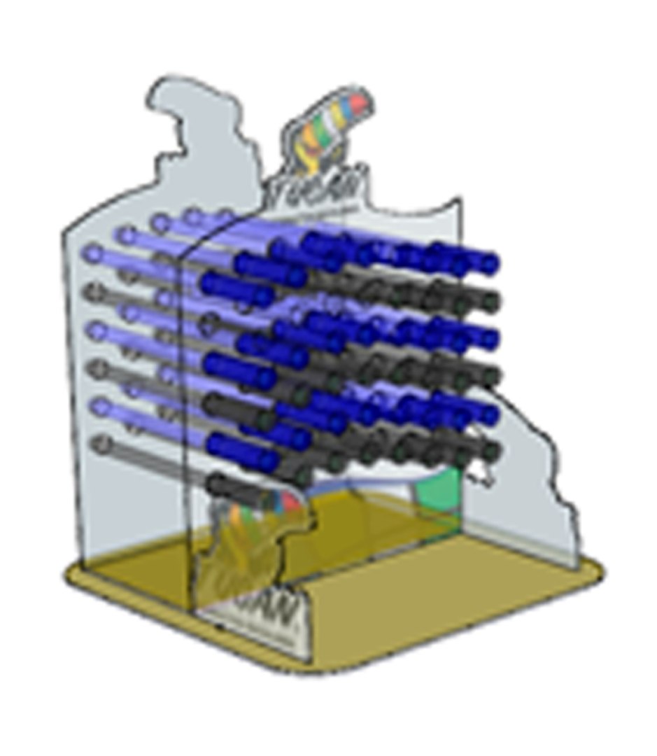 Display pens model - TurboSquid 1564493