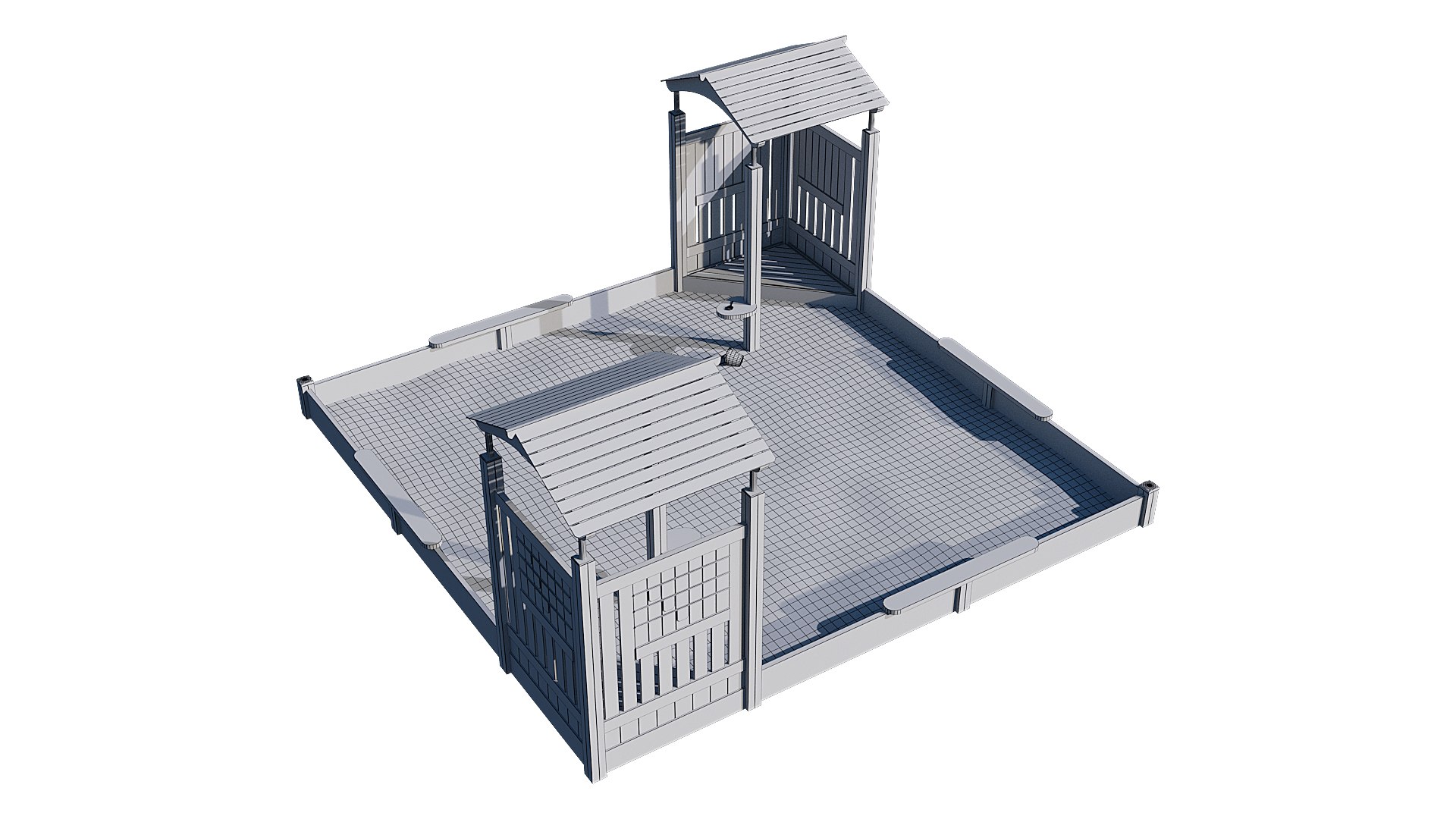 Sandbox sand box 3D - TurboSquid 1710651