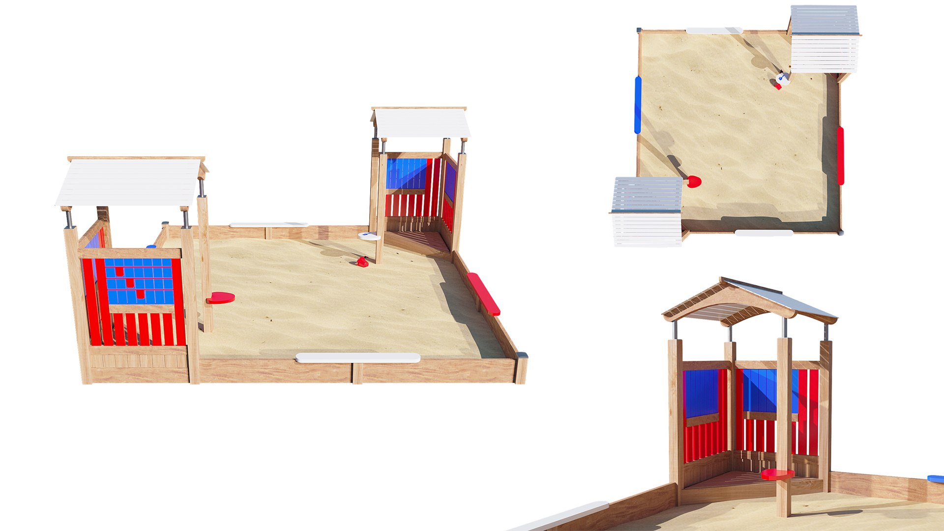 Sandbox sand box 3D - TurboSquid 1710651