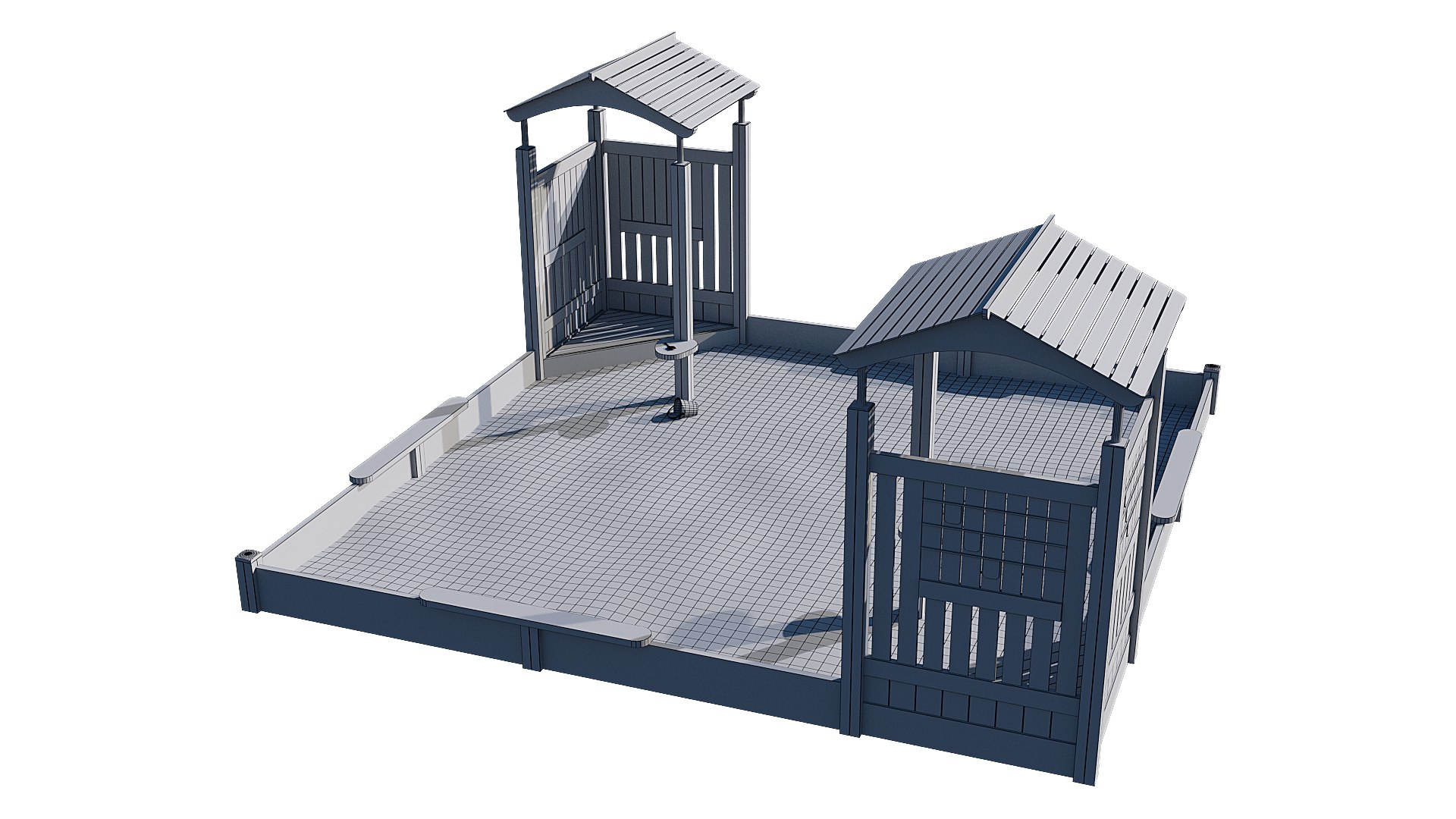 Sandbox sand box 3D - TurboSquid 1710651