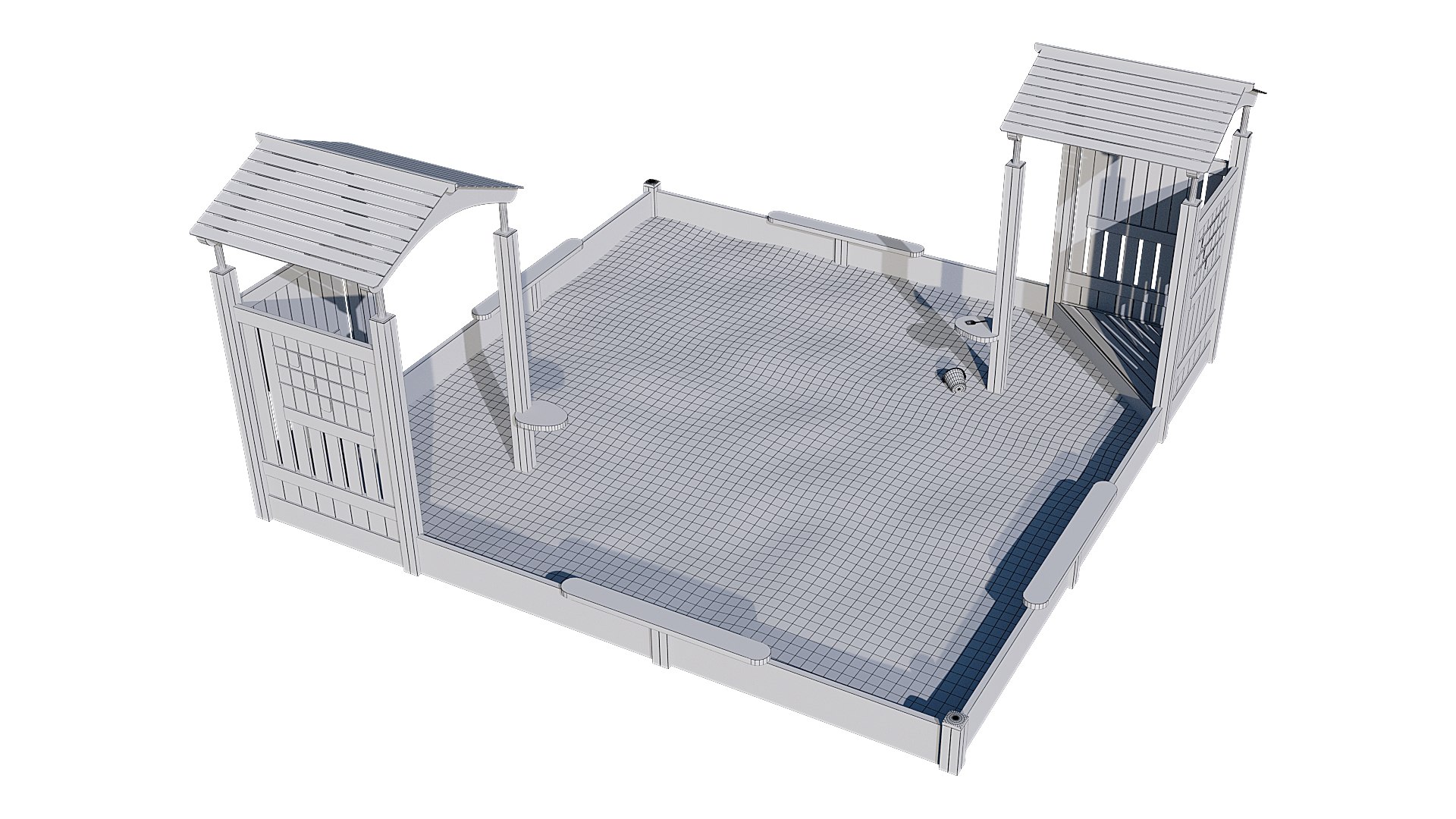 Sandbox sand box 3D - TurboSquid 1710651