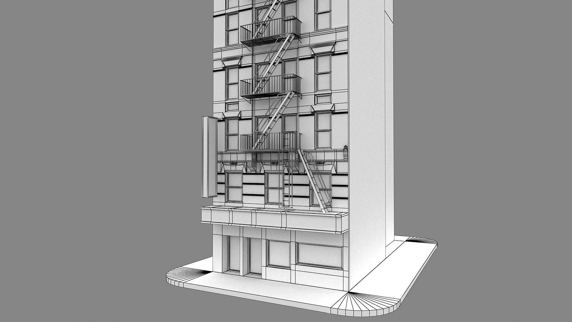 NYC New York Chinatown City Building 02 3D model - TurboSquid 1900910