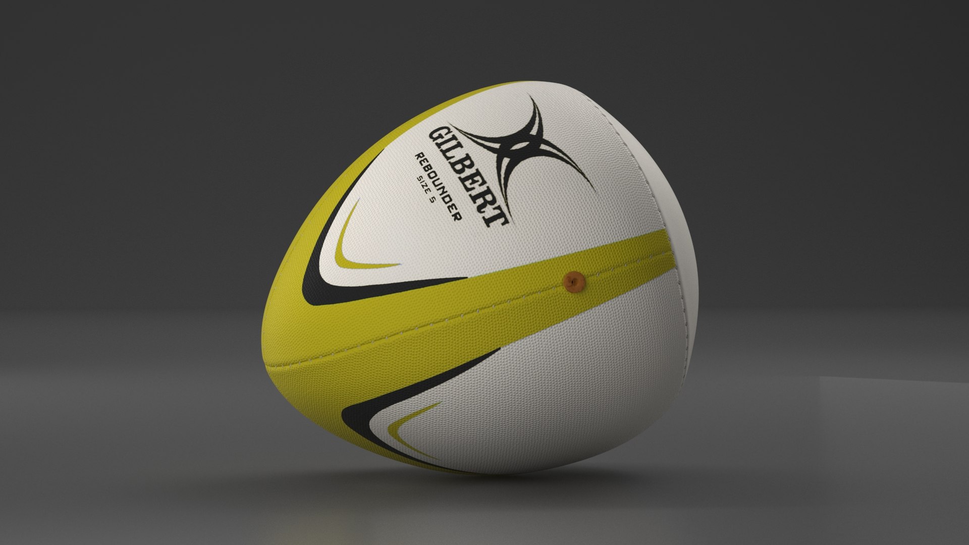 Rugby Bounce Back Ball Yellow 3D - TurboSquid 2300559