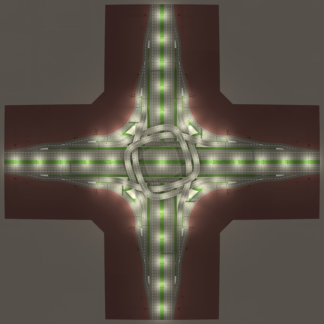 3D Interchange - TurboSquid 2184199