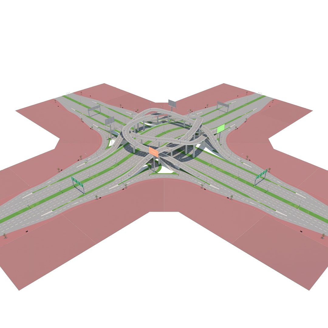 3D Interchange - TurboSquid 2184199