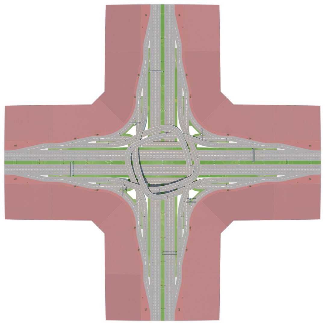 3D Interchange - TurboSquid 2184199