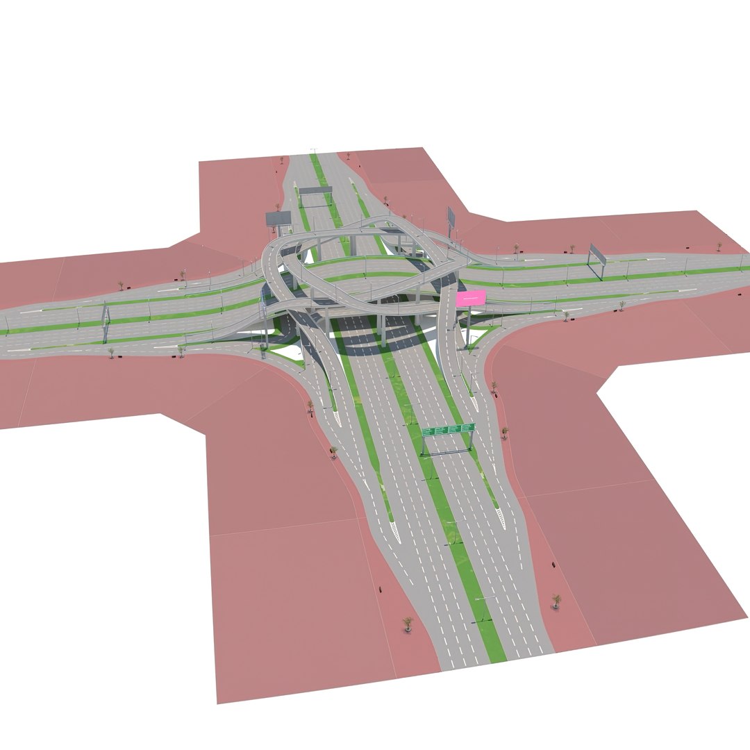 3D Interchange - TurboSquid 2184199