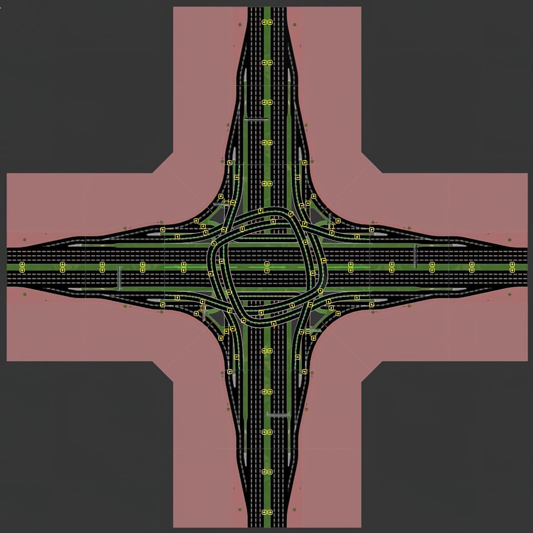3D Interchange - TurboSquid 2184199