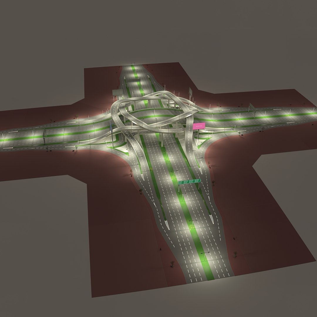 3D Interchange - TurboSquid 2184199