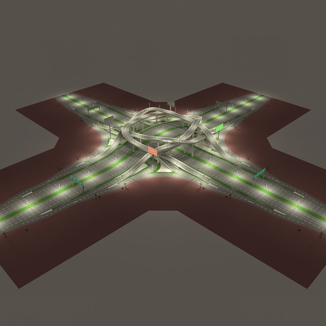 3D Interchange - TurboSquid 2184199