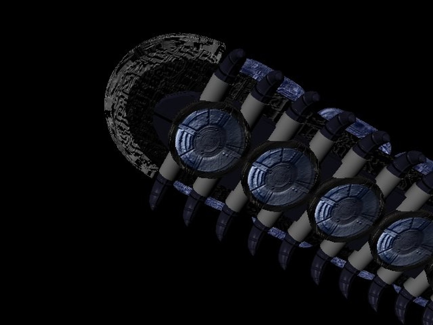 3D Centipede Robot Centripedes - TurboSquid 1480430