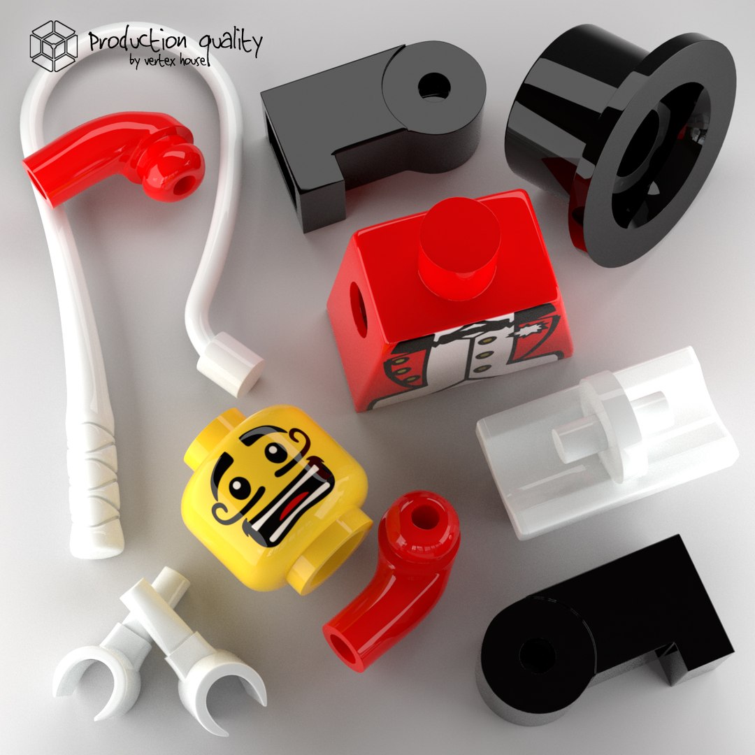 Lego Ringmaster Figure 3d Max