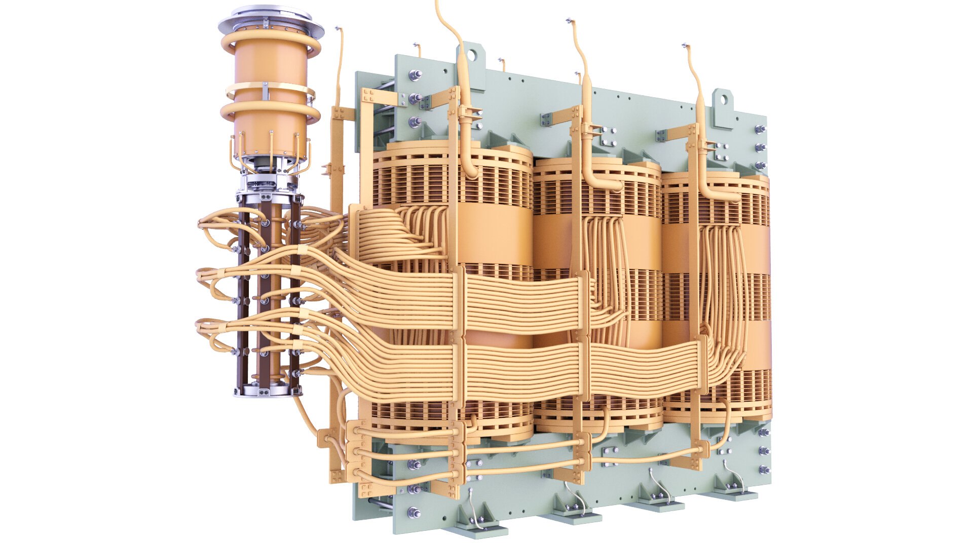 Oil Immersed Transformer Core Coil Windings 70 3D - TurboSquid 1742268
