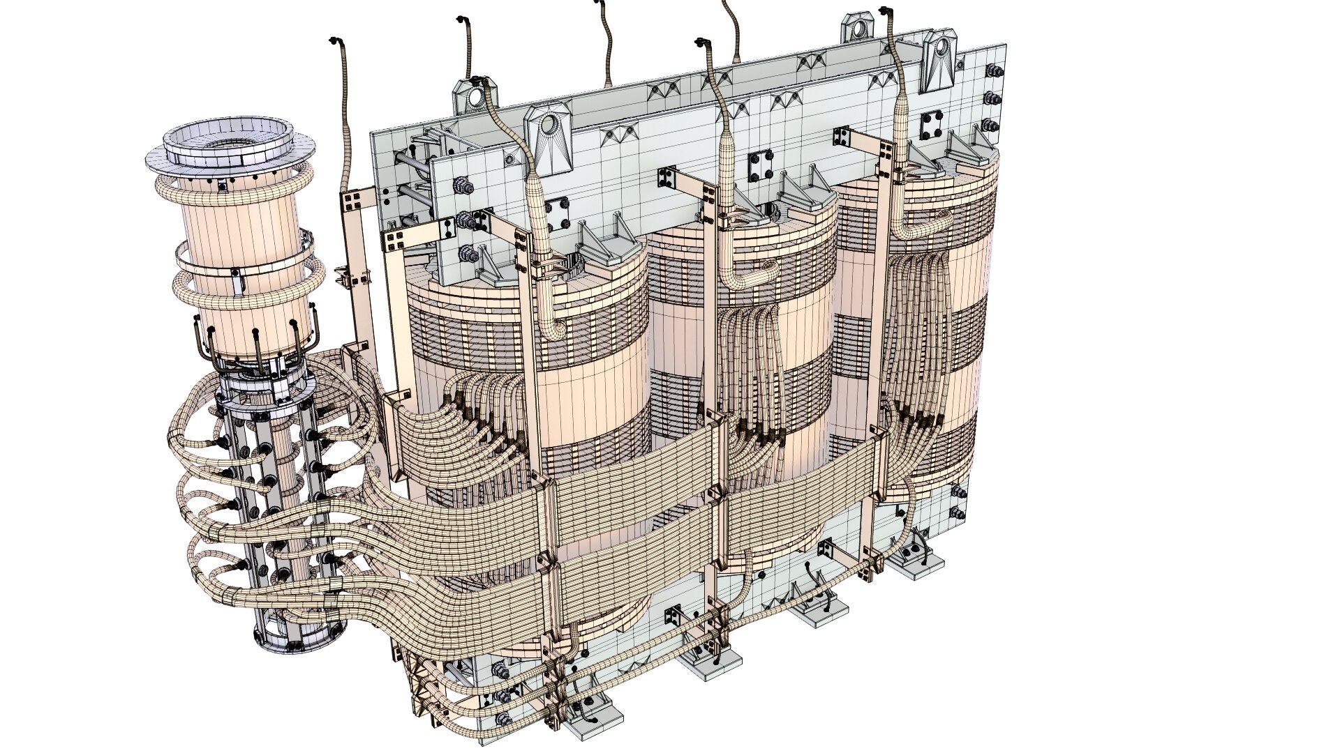 Oil Immersed Transformer Core Coil Windings 70 3D - TurboSquid 1742268