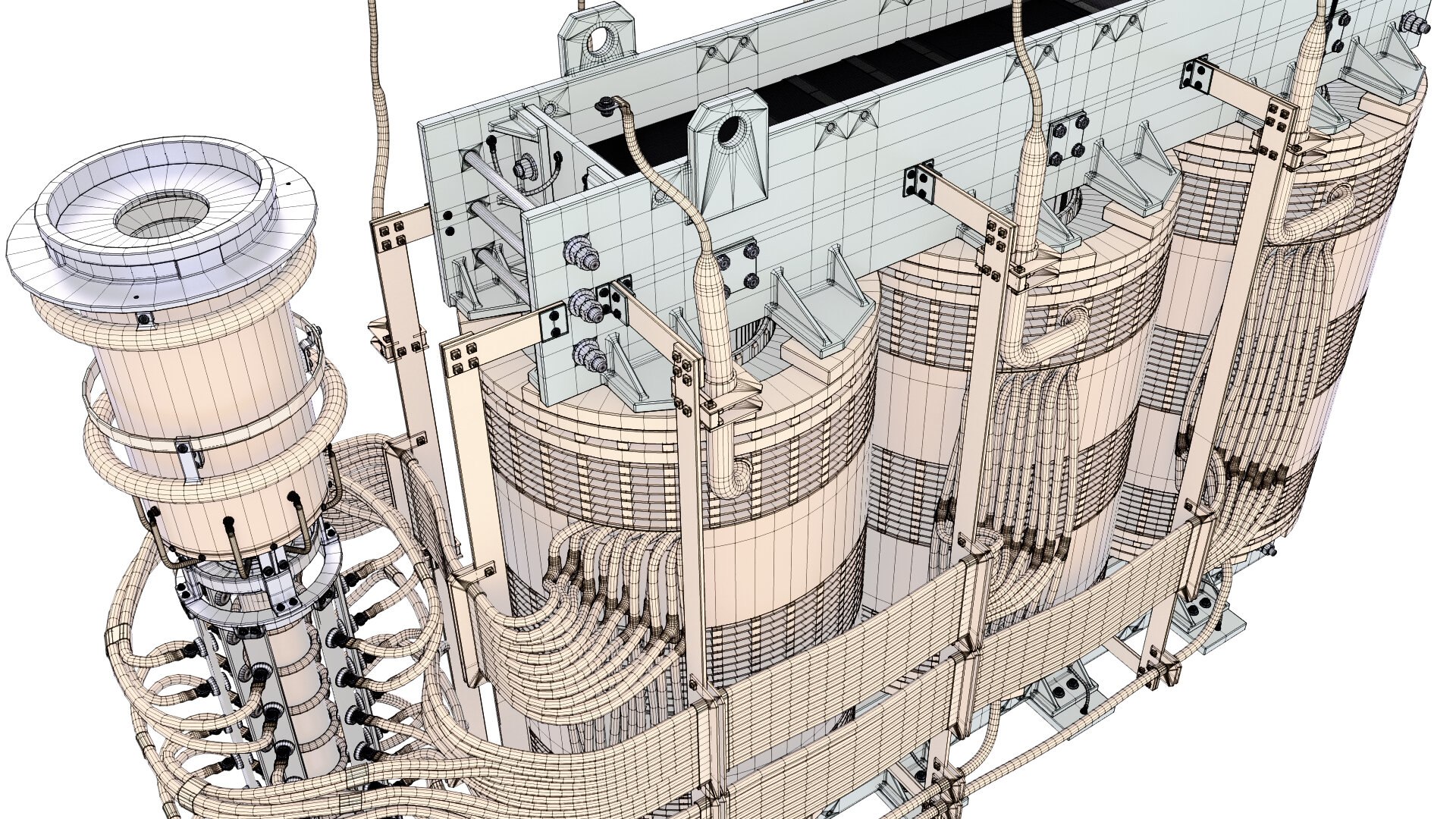 Oil Immersed Transformer Core Coil Windings 70 3D - TurboSquid 1742268