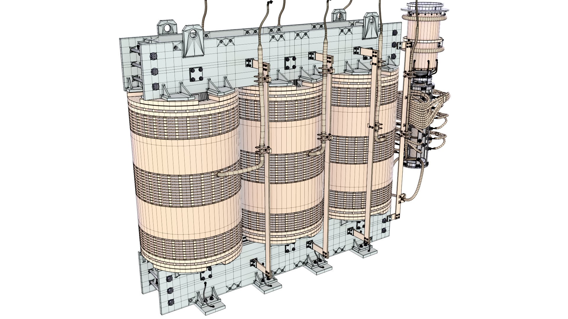 Oil Immersed Transformer Core Coil Windings 70 3D - TurboSquid 1742268