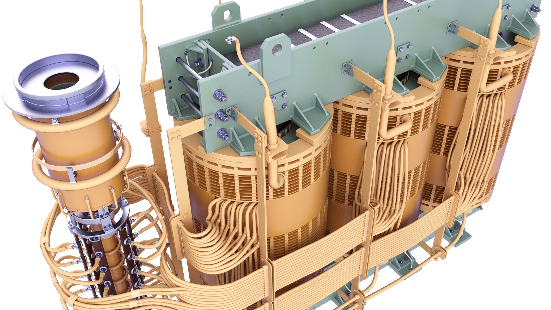 Oil Immersed Transformer Core Coil Windings 70 3D - TurboSquid 1742268