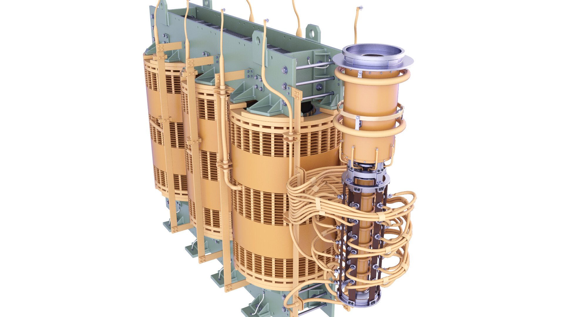 Oil Immersed Transformer Core Coil Windings 70 3D - TurboSquid 1742268