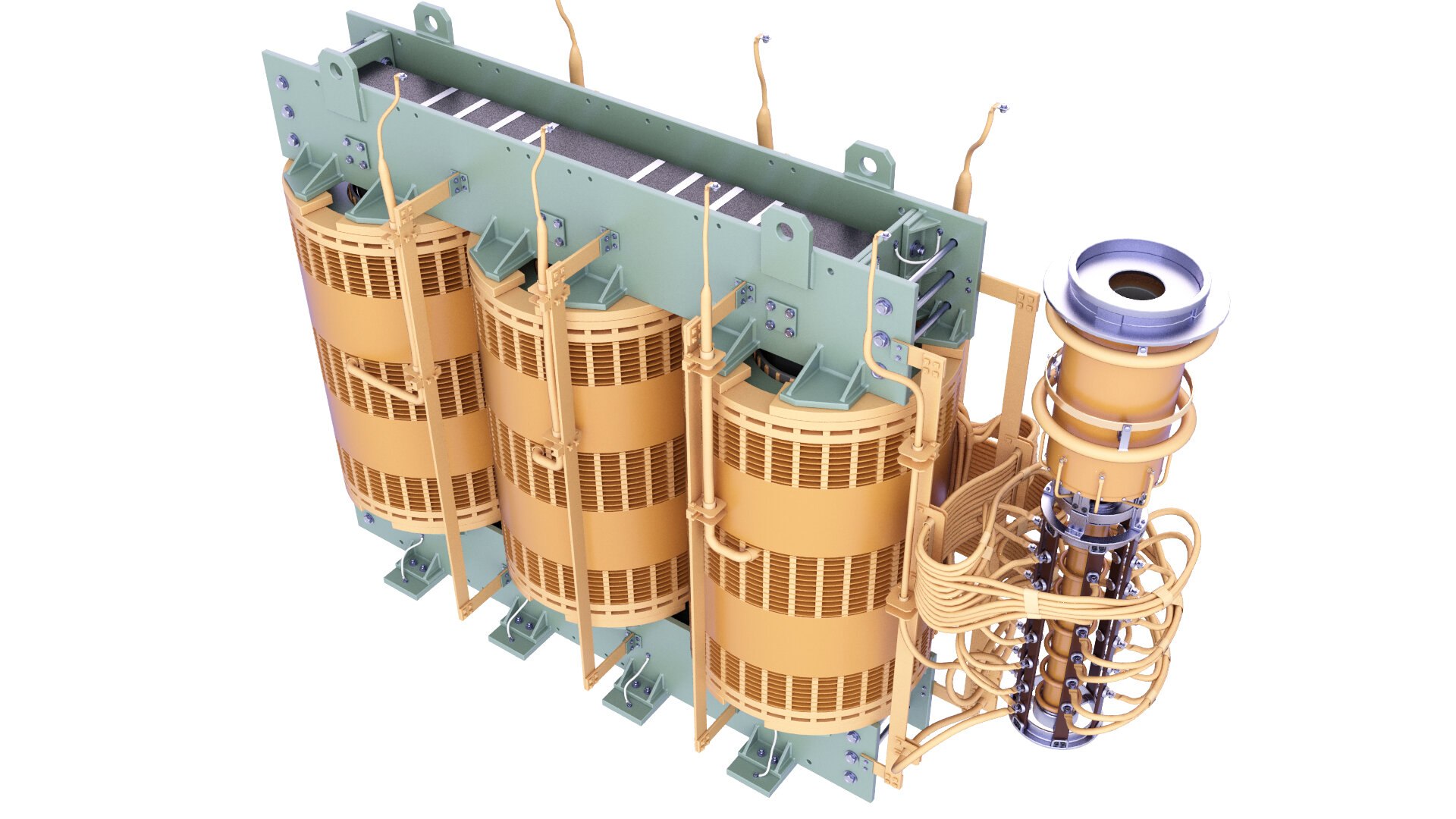 Oil Immersed Transformer Core Coil Windings 70 3D - TurboSquid 1742268