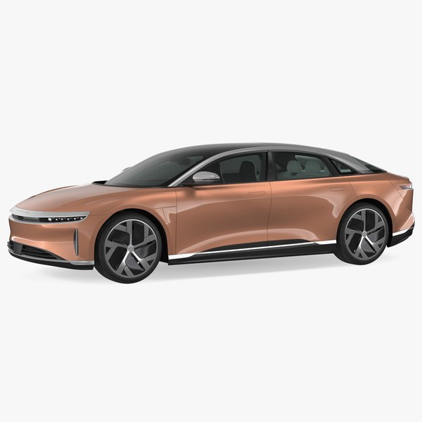 modelo 3d Lucid Air 2021 sedán eléctrico de lujo preparado para Maya ...