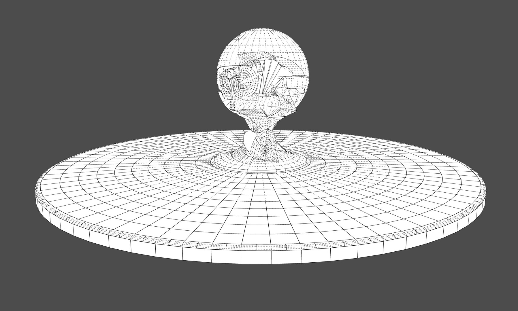 World Trade Center Koenig Sphere 3D Model - TurboSquid 2224261