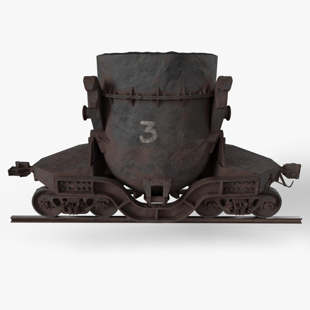 3D Model Ladle Car - TurboSquid 1723524