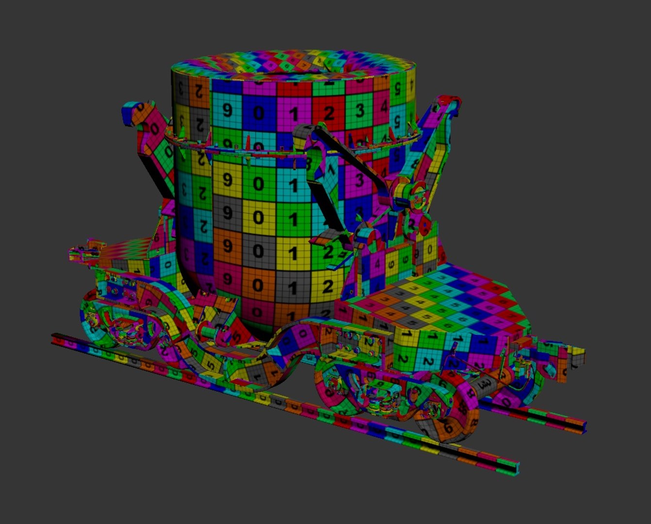 3D Model Ladle Car - TurboSquid 1723524