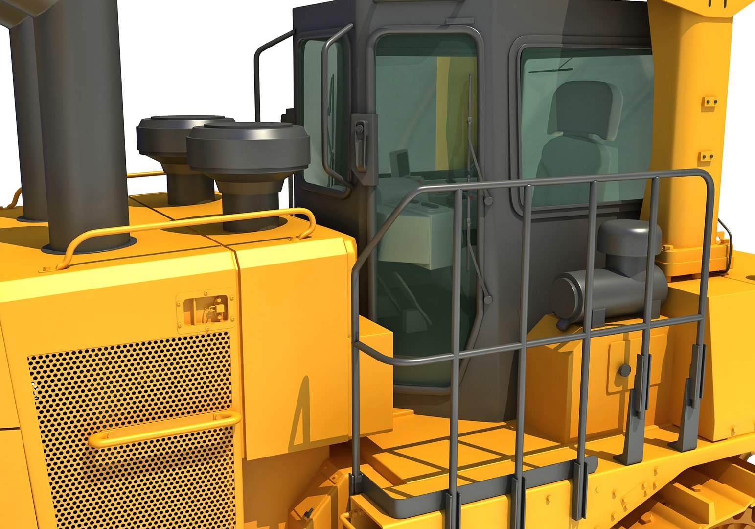 3D Bulldozer Dozer - TurboSquid 1423204