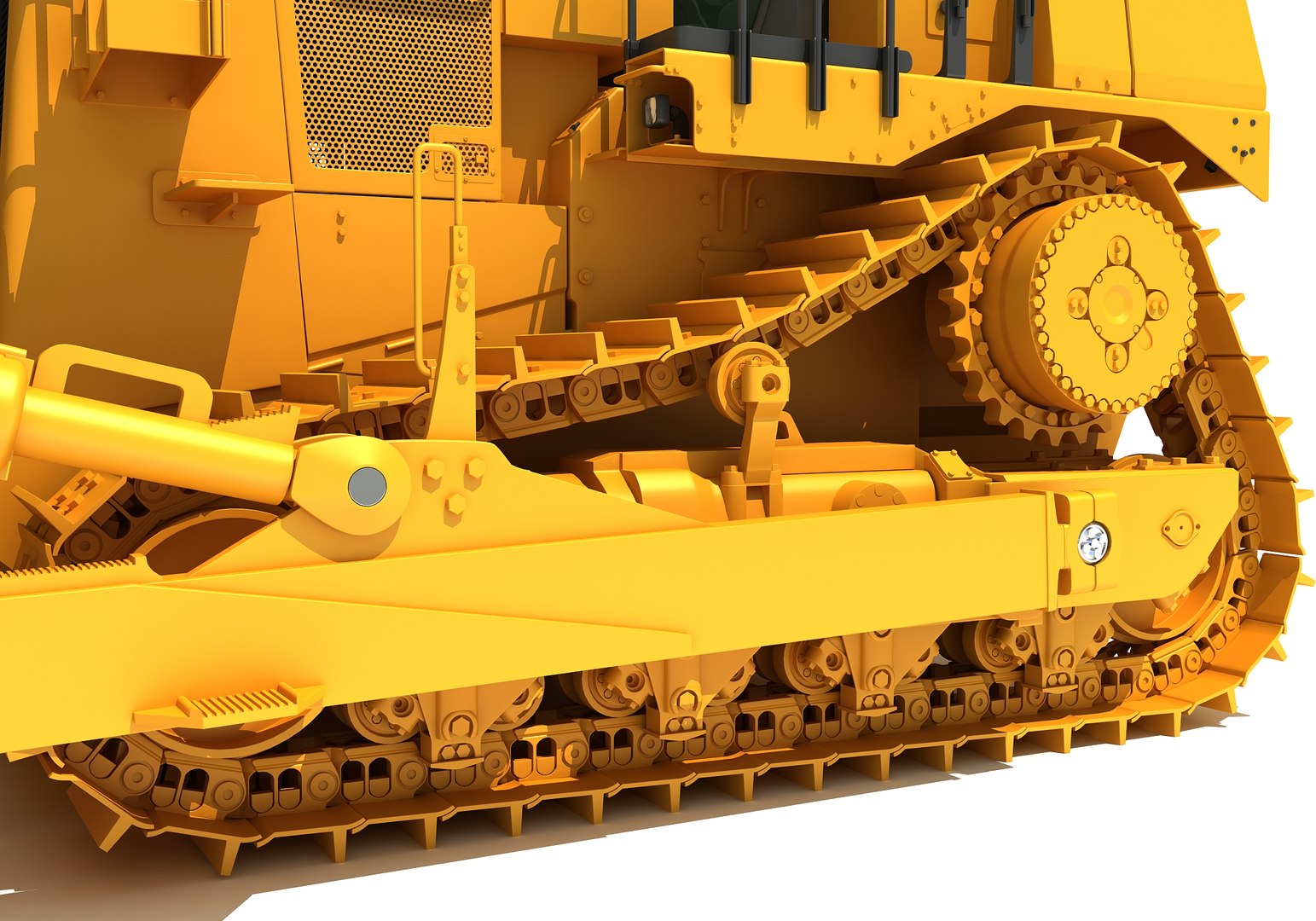 3D Bulldozer Dozer - TurboSquid 1423204