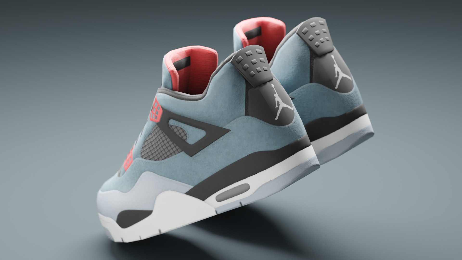 3D Air Jordan 4 Lowpoly - 01 - TurboSquid 2194569